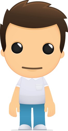 Cartoon man Royalty Free Vector Image - VectorStock