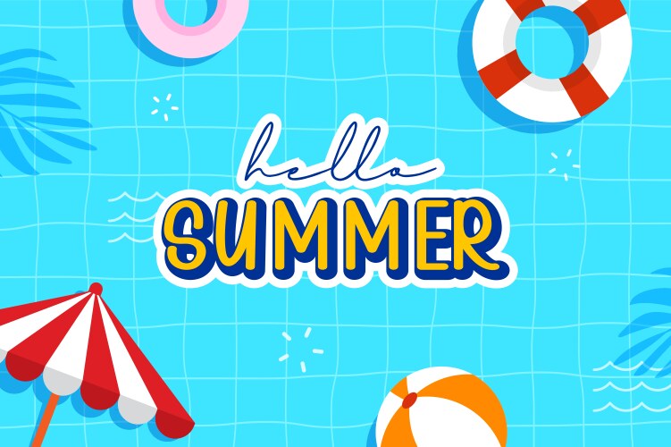 Summer camp background Royalty Free Vector Image