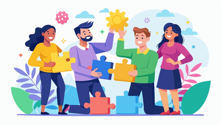 Team Building Cartoon Vector Images (over 6,500)
