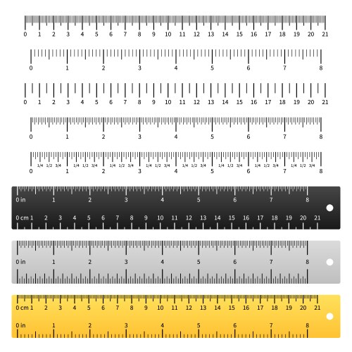 Metric Ruler Vector Images (over 7,900)