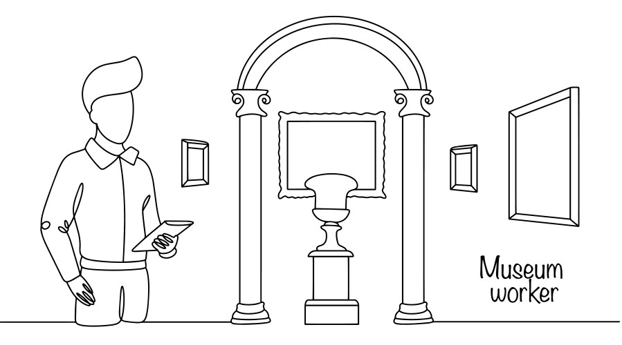 Concrete worker Royalty Free Vector Image - VectorStock