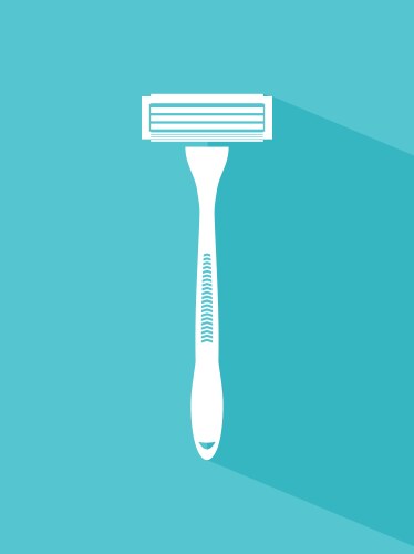 Razor shaver game pixel art Royalty Free Vector Image