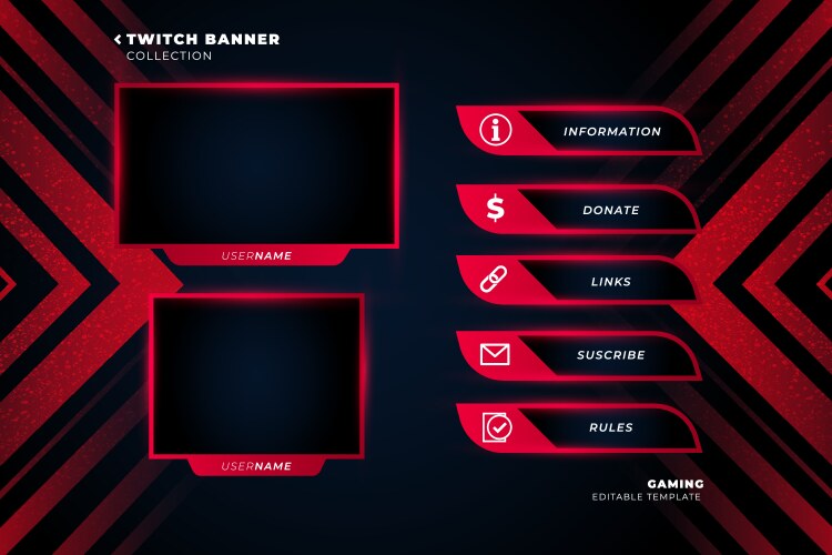 Twitch Banner Vector Images (over 1,200)
