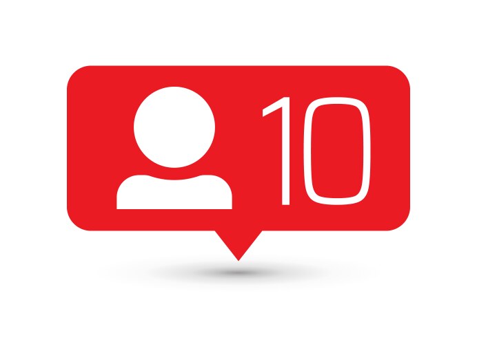 Instagram logo insta realistic social media icon Vector Image