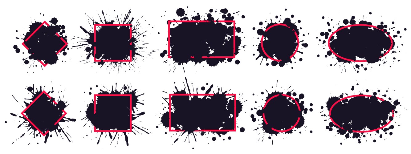 Ink Splatter Vector Images (over 88,000)