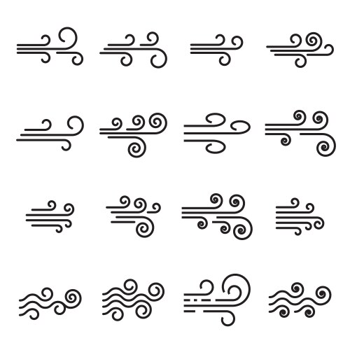 Simple snowflake icons Royalty Free Vector Image