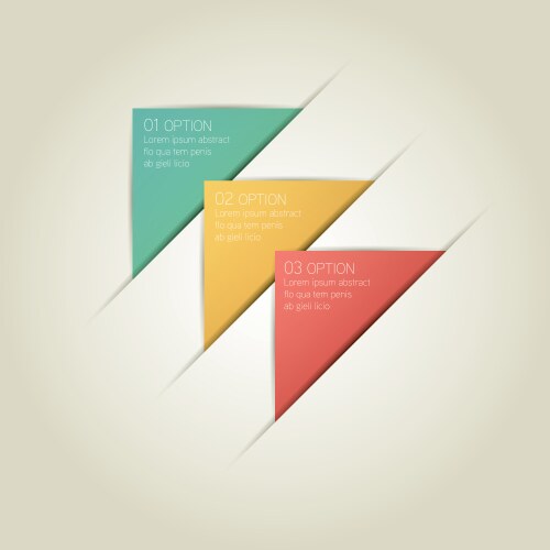 Modern infographic with 4 options circle template Vector Image