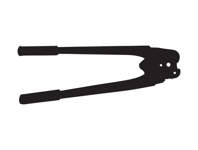 Handyman tool silhouette art Royalty Free Vector Image