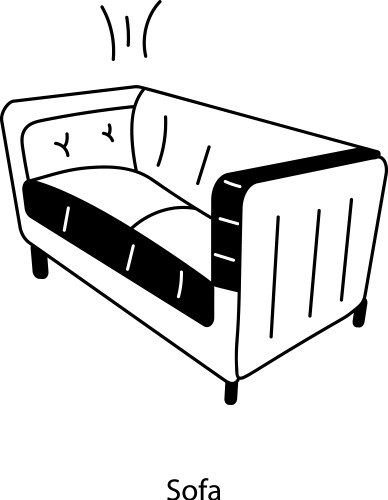 Sofa cleaning Royalty Free Vector Image - VectorStock