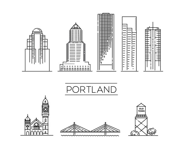 Oregon Outline Vector Images (over 950)