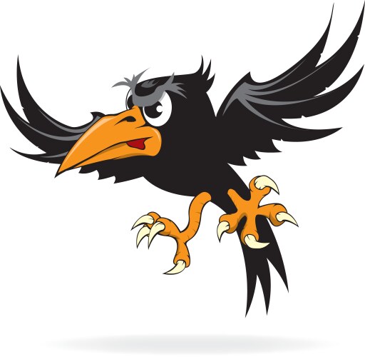 Crow Cartoon Vector Images (over 5,200)