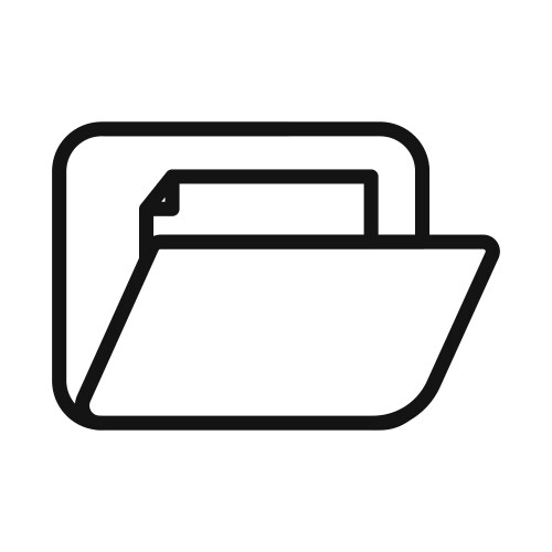 Digital download folder icon perfect for file Vector Image