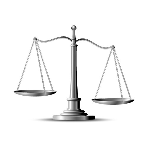 Vintage scales Royalty Free Vector Image - VectorStock