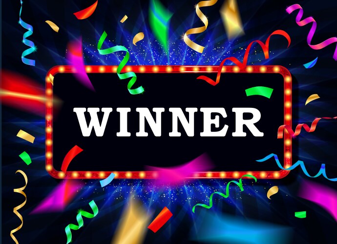 Winner Congratulations Vector Images (over 9,000)