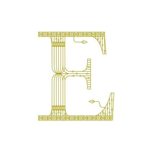 Alphabet Letter E Objects Vector Images (over 960)