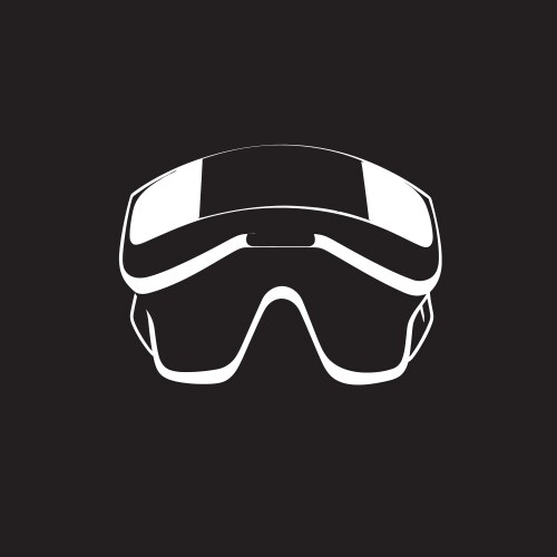 Reality revolution vr logo design immersive Vector Image