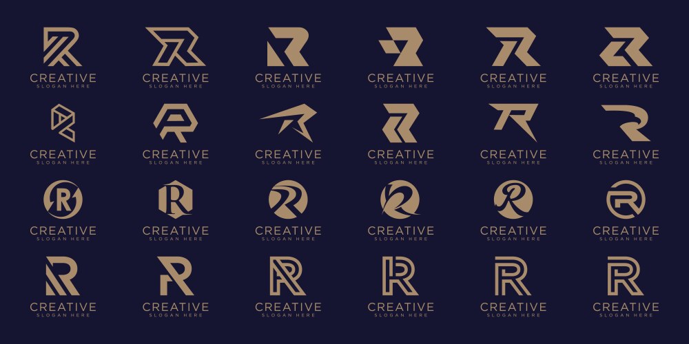 Letter R Bold Vector Images (over 1,600)