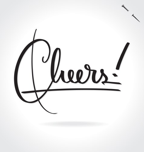 Congratulations hand lettering Royalty Free Vector Image