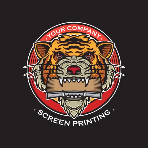 Screen printing Royalty Free Vector Image - VectorStock
