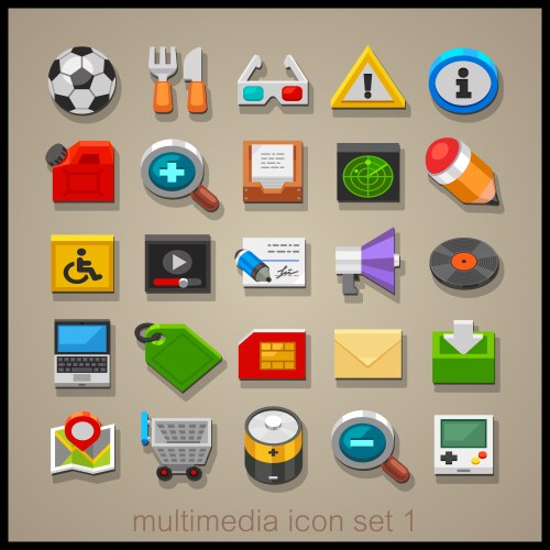 Tools icon set-3 Royalty Free Vector Image - VectorStock