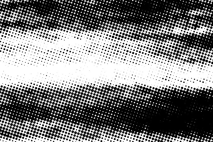 Line halftone pattern Royalty Free Vector Image