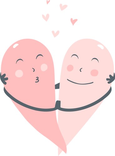 Cartoon Characters Hugging Vector Images (over 24,000)
