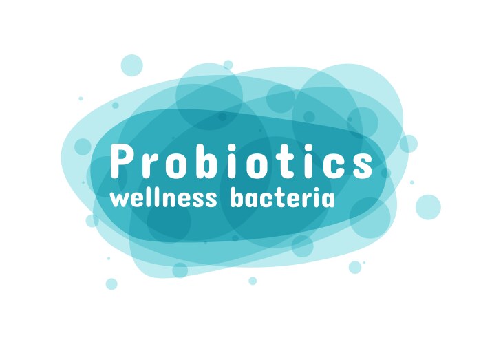 Probiotics bacteria logo lactobacillus icon Vector Image