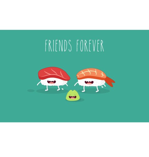 Sushi roll and wasabi Royalty Free Vector Image