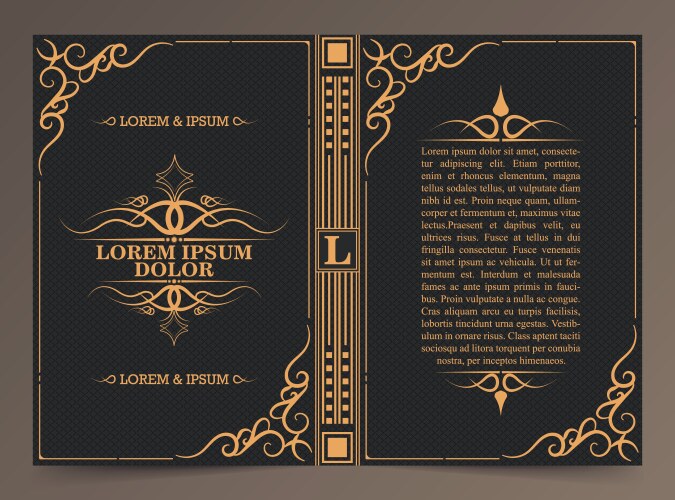 Book cover1 Royalty Free Vector Image - VectorStock