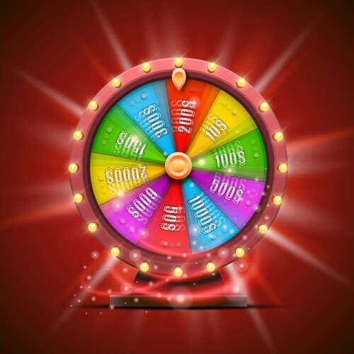 Color wheel background Royalty Free Vector Image