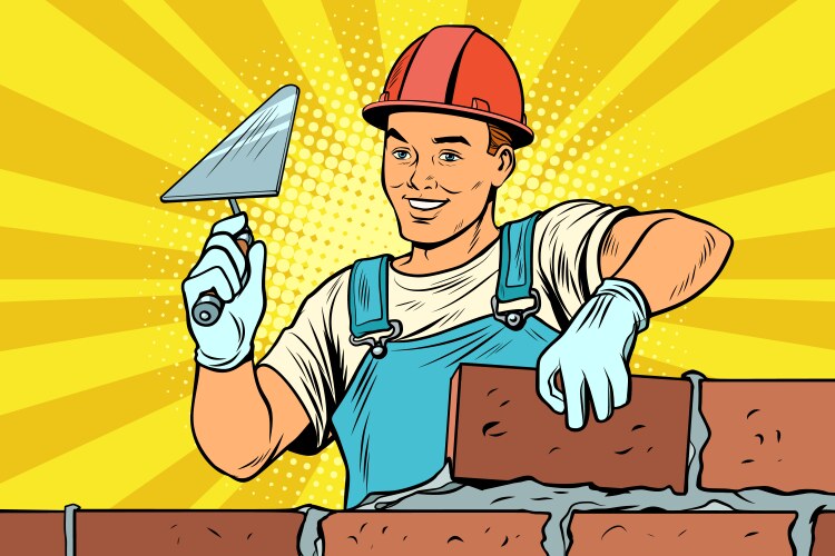 Bricklayer Vector Images (over 6,500)