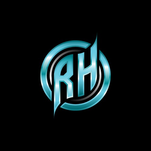 Rh Monogram Vector Images (over 2,200)