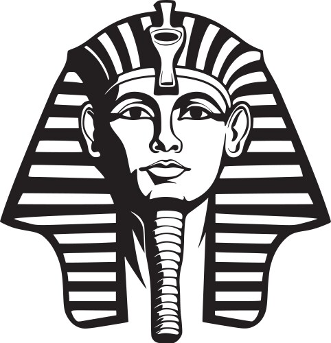 Sphinx - black and white Royalty Free Vector Image