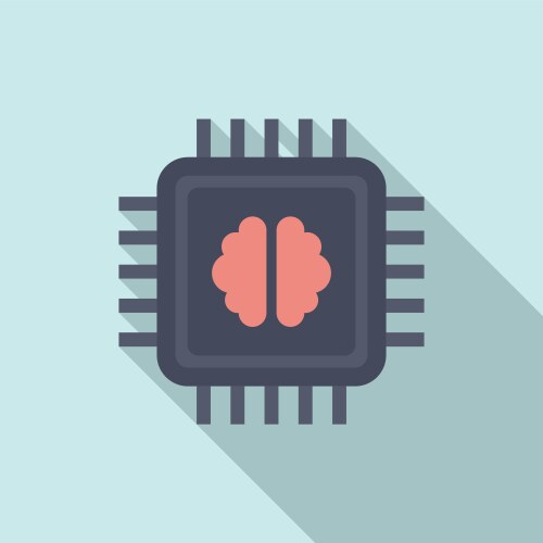 Brain Flat Processor Vector Images (over 800)