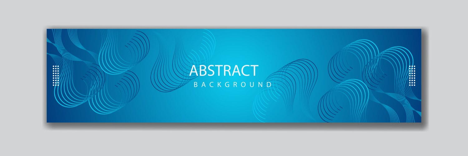 Abstract background for linkedin cover photo use Vector Image