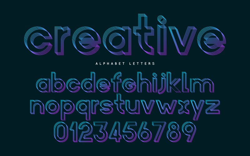 Font Letters Overlapping Vector Images (over 8,900)