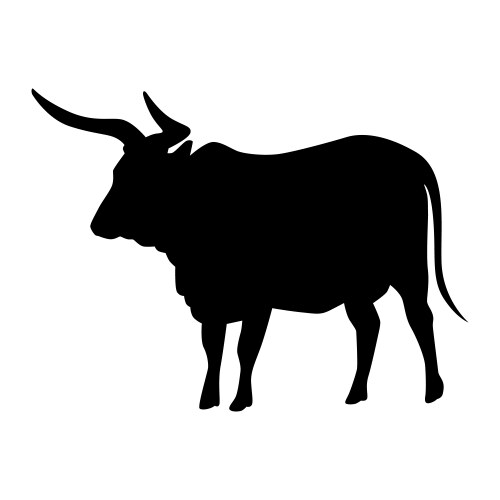 Horse animal icon shape Royalty Free Vector Image