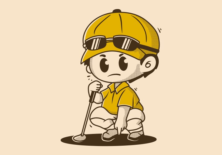 Golfer Golf Animation Vector Images (over 220)