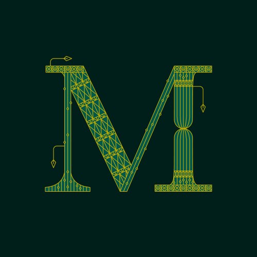 Letter M Calligraphy Vector Images (over 6,400)