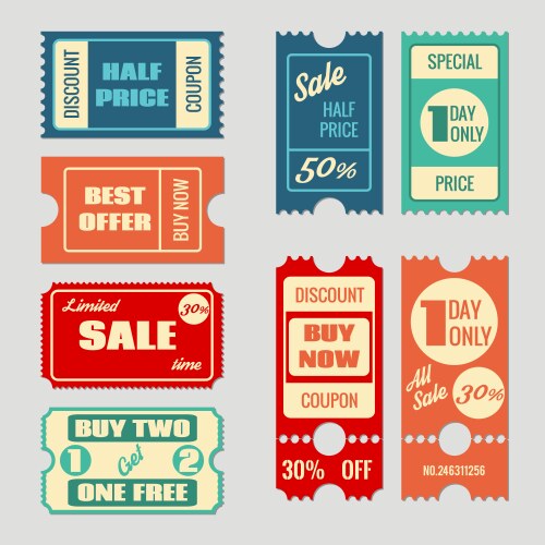 Ticket Shape Vector Images (over 6,400)