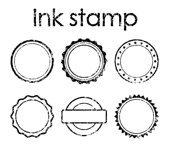 Grunge stamps Royalty Free Vector Image - VectorStock