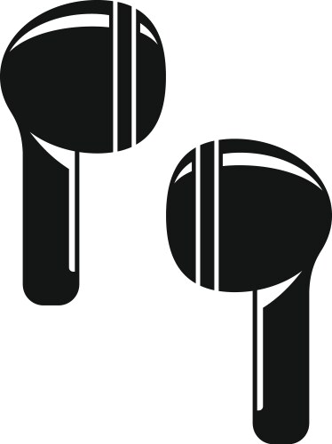 Wireless Icon Earbuds Vector Images (over 830)