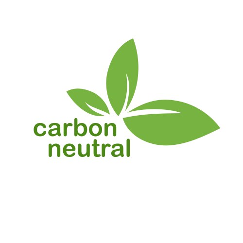 Co2 neutral icon set carbon gas emission Vector Image
