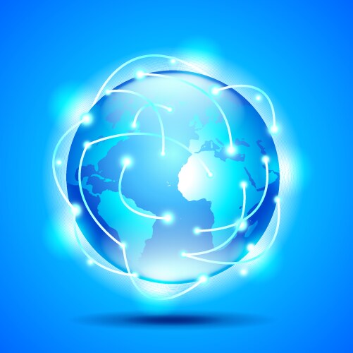 Earth background Royalty Free Vector Image - VectorStock