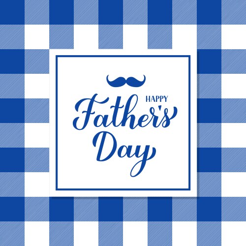 Happy fathers day in greek template for poster Vector Image