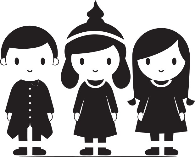 Understanding children attachment styles Vector Image