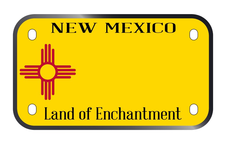 Blank License Plate Vector Images (over 620)