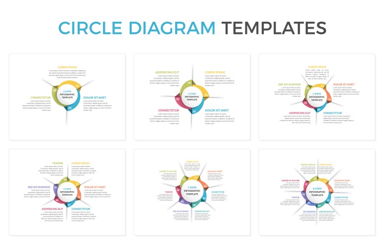 Simple flow chart infographics Royalty Free Vector Image