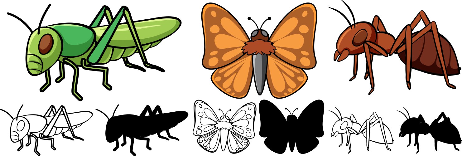 Insect Outlines Vector Images (over 55,000)