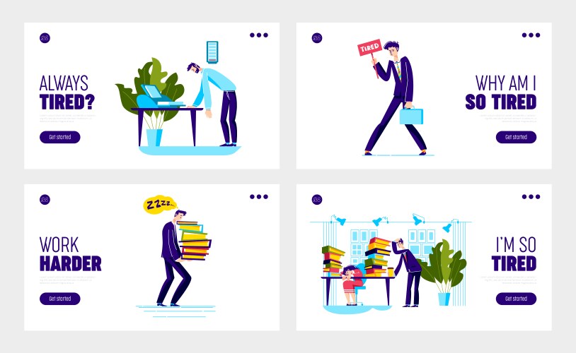 Tired Office Worker Vector Images (over 6,900)